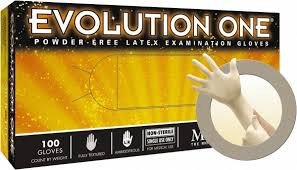 Microflex EV-2050-M Evolution One Powder-Free Latex Exam Gloves-Medium ...