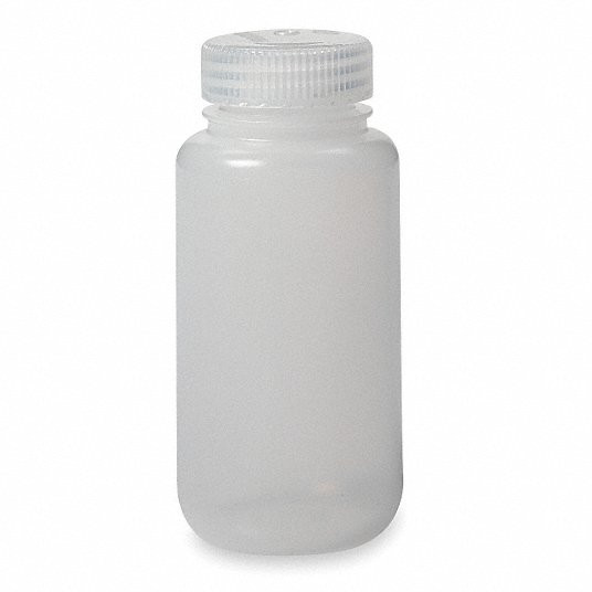 Nalgene 2104-0016 500mL Wide-Mouth Sample Bottles with HDPE Closures ...