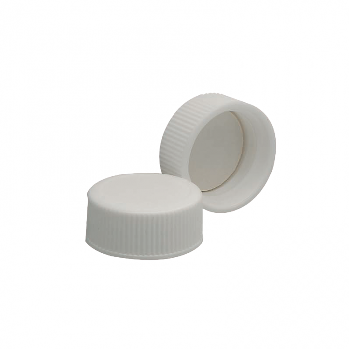 Wheaton 239236 33-400 White Polypropylene Caps with PTFE Faced Foam PE ...