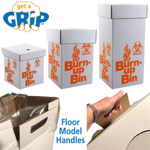 Dynalon 797045 Burn-Up Bin™ Biohazard Waste Disposal Boxes, Bench Model ...