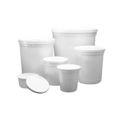 Dynalon 454415 480mL Disposable White Specimen Containers, PPCO - C5761 ...