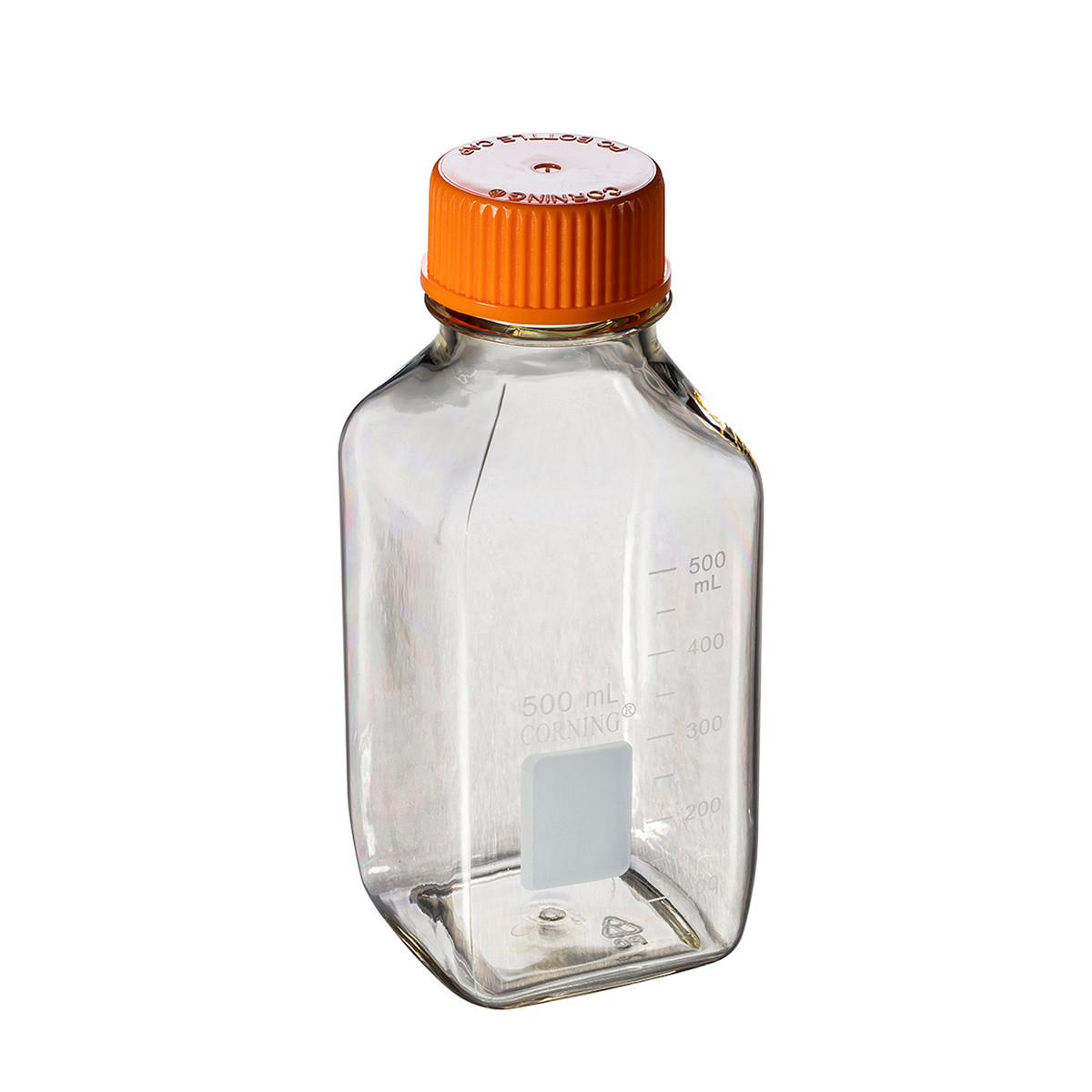 Corning 431432 500 mL Square Polycarbonate Storage Bottles with 45 mm ...