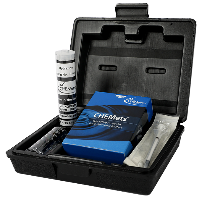 CHEMetrics K-5020D Hydrazine HR CHEMets® Test Kit (0-12.5 ppm) - CHEM ...