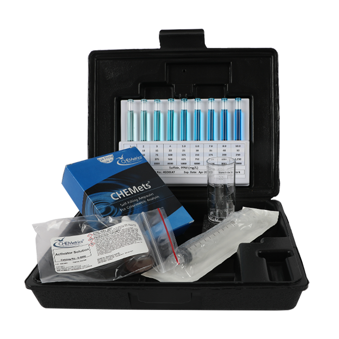 CHEMetrics K-9520D Sulfide HR CHEMets® Test Kit (5-50 ppm) - CHEM ...