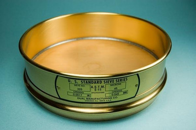 US8-200FB U.S. Standard No. 200 ASTM Test Sieves, 8" x 2" All Brass ...