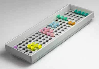 BEL-ART H18907-0000 120-Place Microcentrifuge Tube Ice Rack for 1.5mL ...