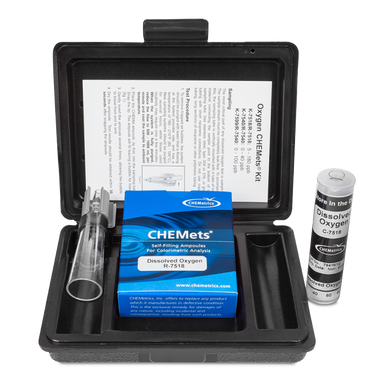 Chemetrics K-7518 CHEMets® Dissolved Oxygen Test Kit, 5-180ppb - W2340 ...