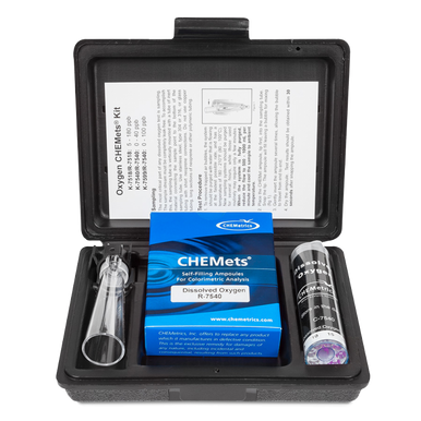 Chemetrics K-7540 CHEMets® Dissolved Oxygen Test Kit, 0-40ppb - W2340-7 ...
