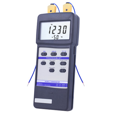 Control Company 4137 Traceable® Double Thermometer w/RS-232 Output ...