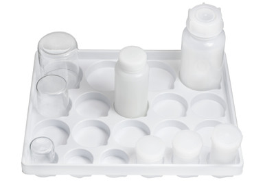 BEL-ART H18650-0000 20-Well Compartment Tray for Beakers, Flasks, Jars ...