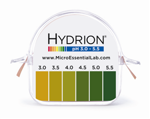Micro Essential 3-5.5 Hydrion Double Roll Short Range 3 to 5.5 pH Paper - PH1240-10 - General ...
