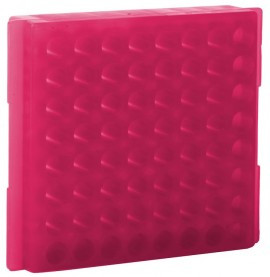 Bio Plas 0085 64-Well Reversible Microcentrifuge Tube Racks, Pink ...