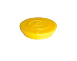 Kimble 28150R-4 KIMAX #4 Yellow Snap Caps for 100mL Volumetric Flasks ...