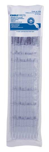 Kimble 72108-5110 KIMAX 5mL Disposable Glass Wide Tip Bacteriological ...