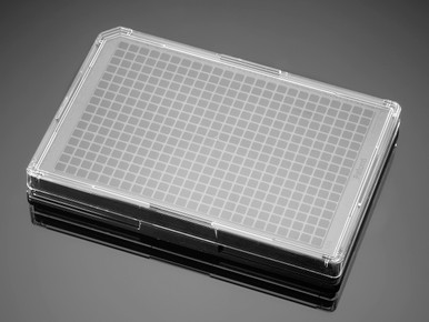 Corning Falcon 353962 384-Well Optilux Sterile Black-Clear Flat Bottom ...