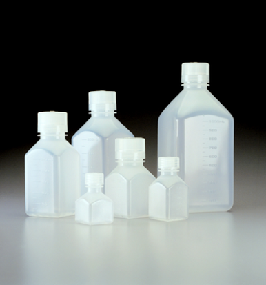 Nalgene 2016-0030 Square Narrow-Mouth PPCO Graduated Sample Bottles ...