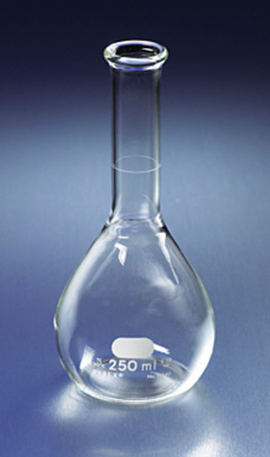 Corning 5840-200 PYREX® 200 mL Phosphoric Acid Volumetric Flasks, Wide ...