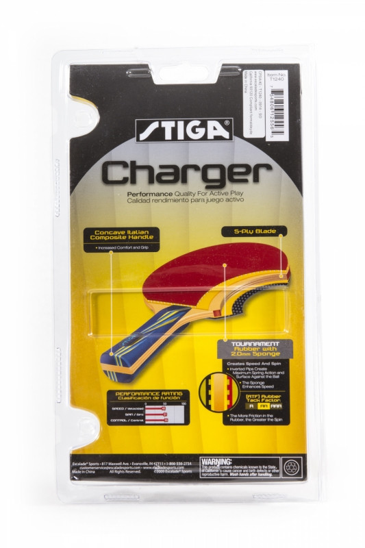 Stiga Charger Racket (FL) - Ping-Pong Depot