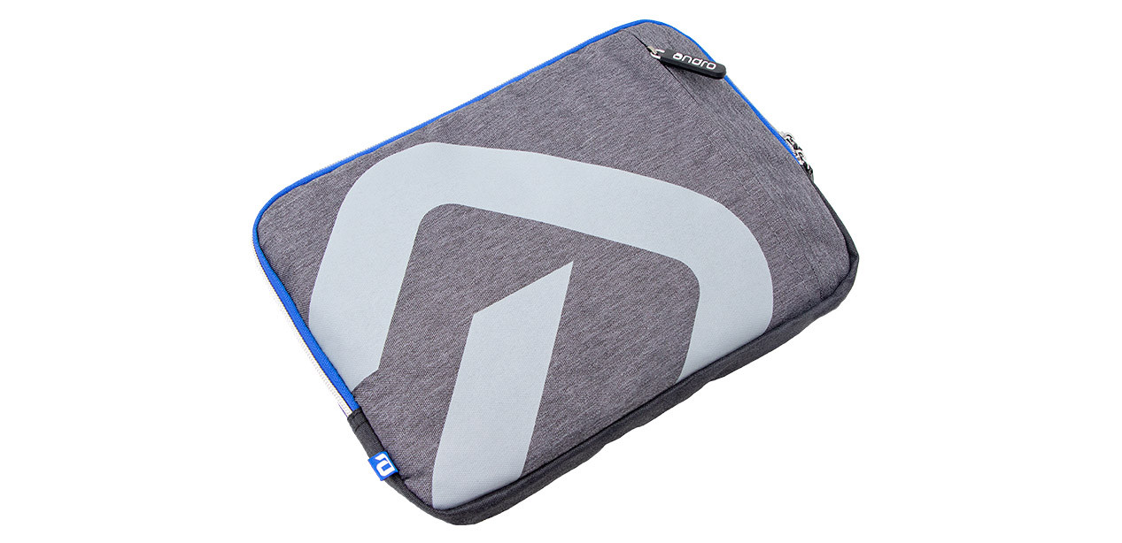 Andro Single Omari grey/blue Racket Case - Ping-Pong Depot