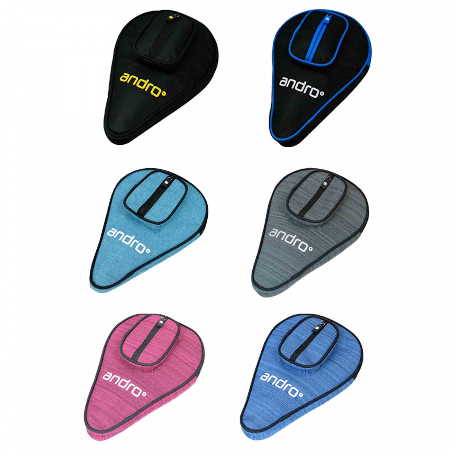 andro Basic SP Oval Racket Case - Ping-Pong Depot