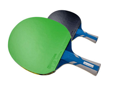 Andro Novacell OFF FL with Hexer Grip 2.1 green /Hexer Grip 1.9 black ...