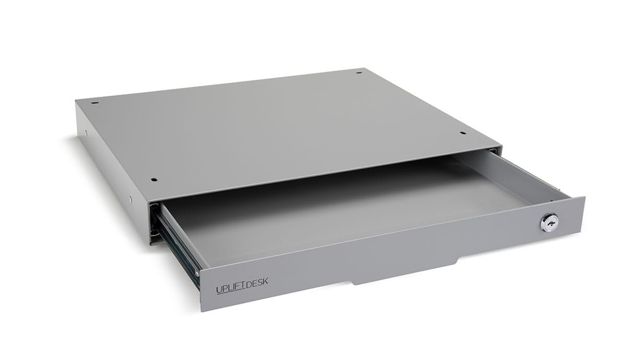 Slim under desk storage drawer by uplift desk store