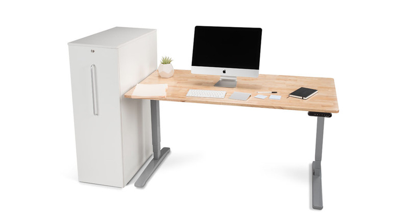 Slide Out Office Storage Cabinet by UPLIFT Desk | Human Solution