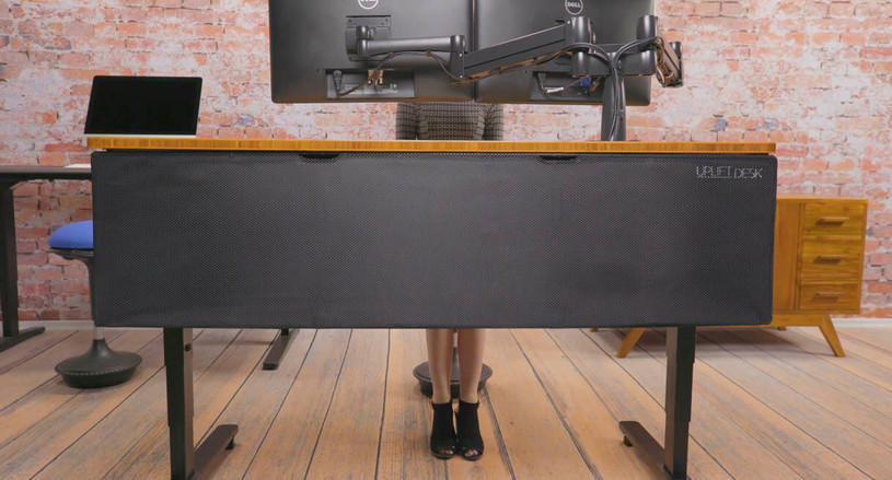 Modesty Panel with Wire Management