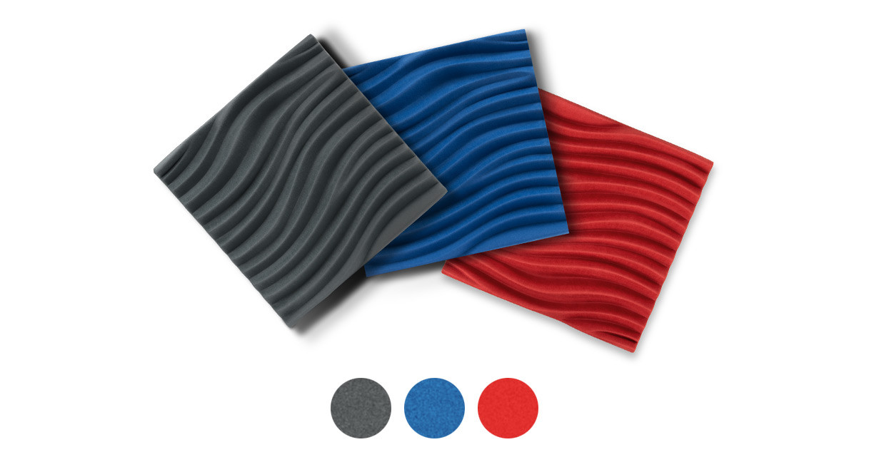 3D Wave Acoustic Wall Panel by UPLIFT Desk | Human Solution