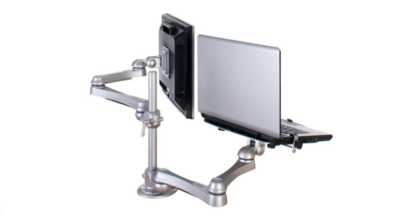ISE Dual Laptop and Monitor Mount