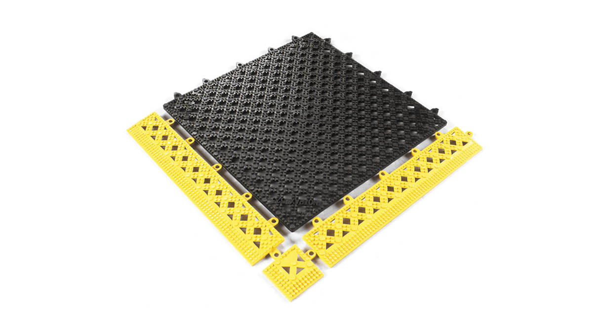 Notrax 523 Modular Lok-Tyle Tiles, Ramps | Shop Notrax Mats