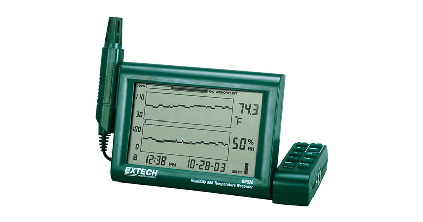 Extech RH520A Humidity and Temperature Chart Recorder
