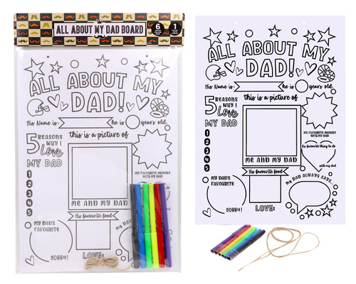 FD2521 All About My Dad Board - School Gifts Store