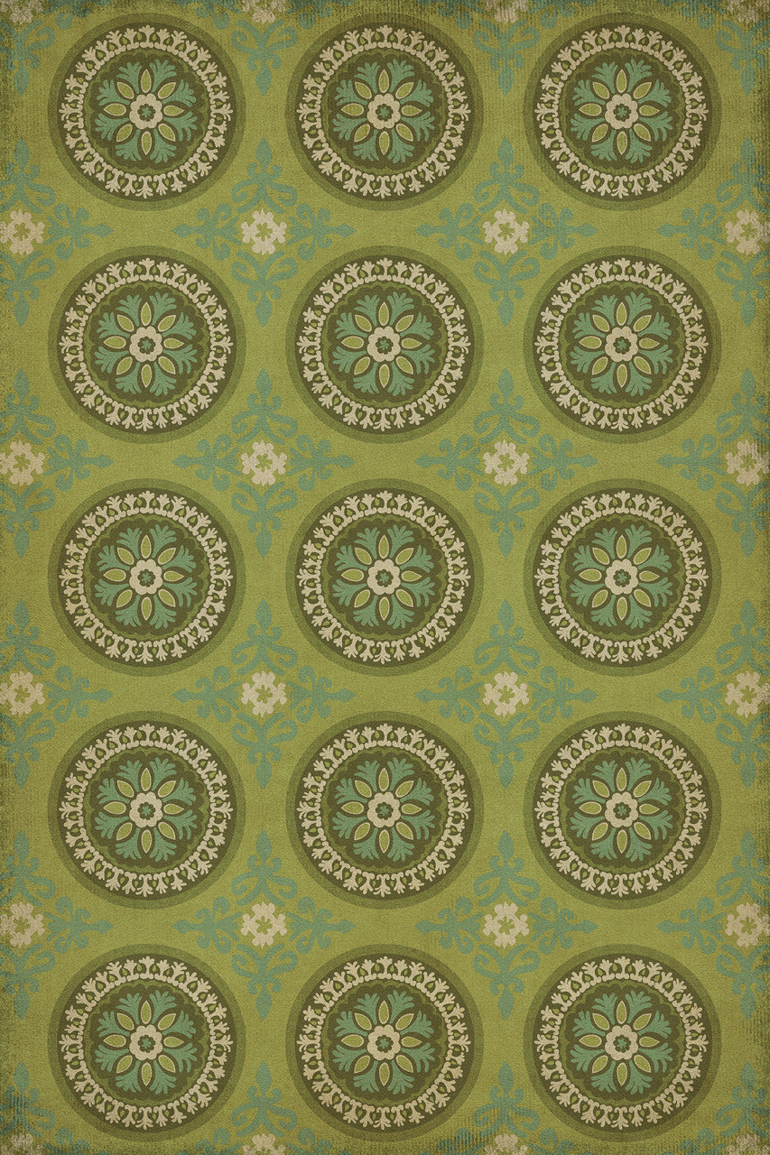 Spicher Vintage Vinyl Floor Cloth mat Pattern 43 Dharma | Pura Vida ...