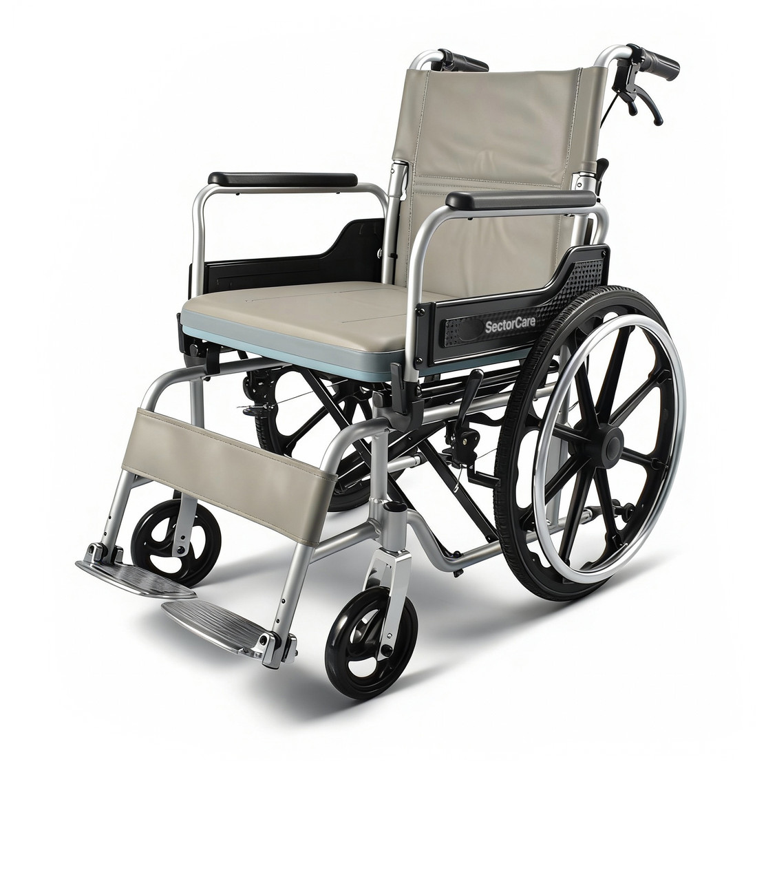 Manual Wheelchair - Commode Wheelchair - Safety Sector