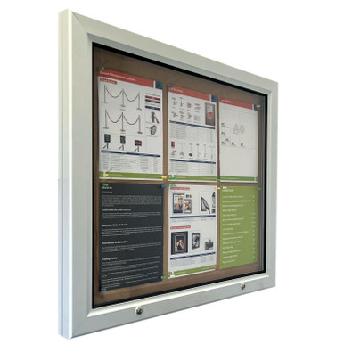 Lockable Notice Board for School and church