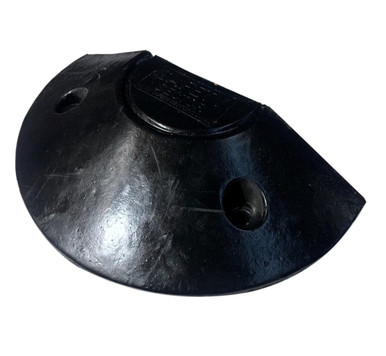 Rubber Speed Hump End Cap Black