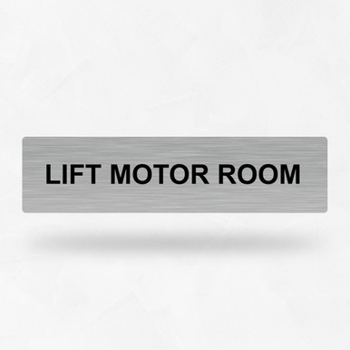 Statutory Sign - Lift Motor Room Sign