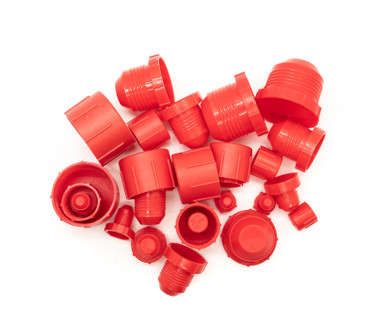 28 PIECE AN PLASTIC CAP AND PLUG KIT