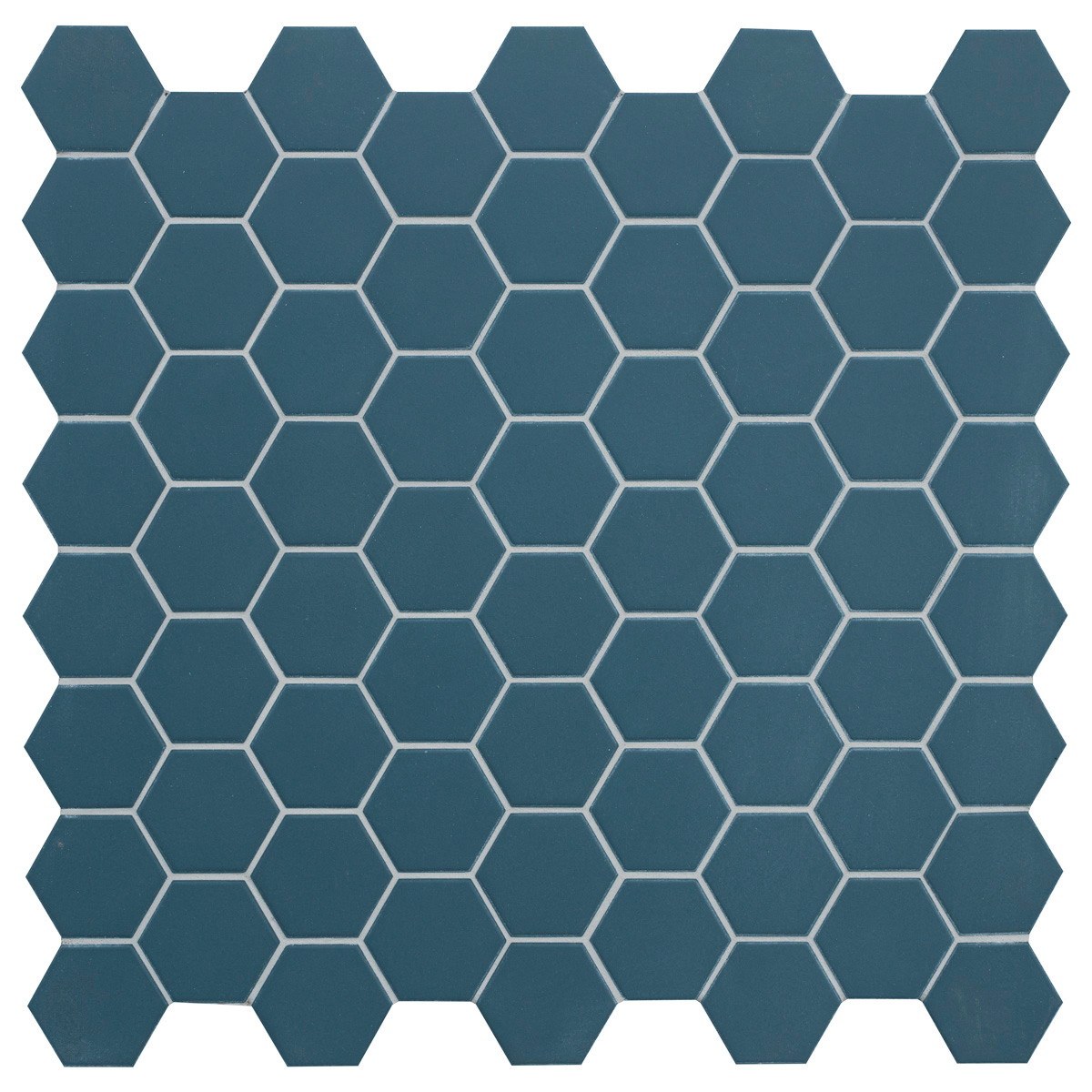 Hexa Ocean Wave Matte Hexagon Mosaic - Tiles Direct Store