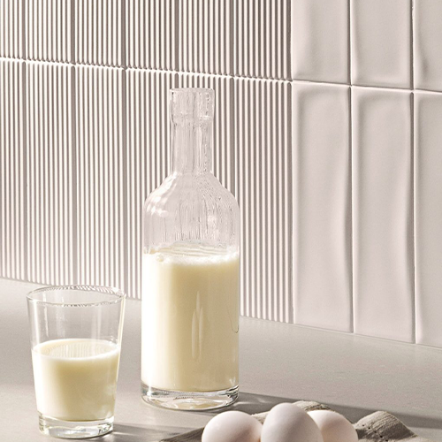 Vivant Blanc Ligne Pressed 3X10 - Tiles Direct Store