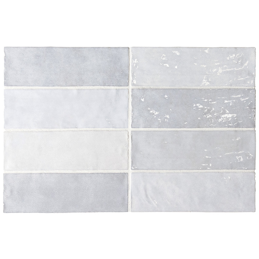 La Riviera Lavanda Blue Glossy Ceramic 2.5x8 - Tiles Direct Store