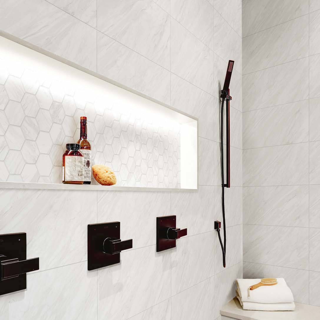 Marbles Volakas Silk Matte Porcelain 12x24 - Tiles Direct Store