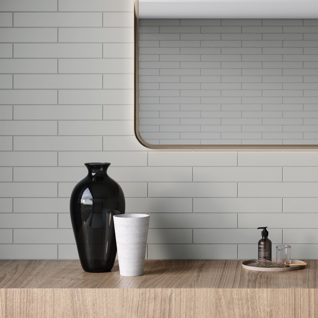 Soho Loft Grey Matte Ceramic 2x12 - Tiles Direct Store