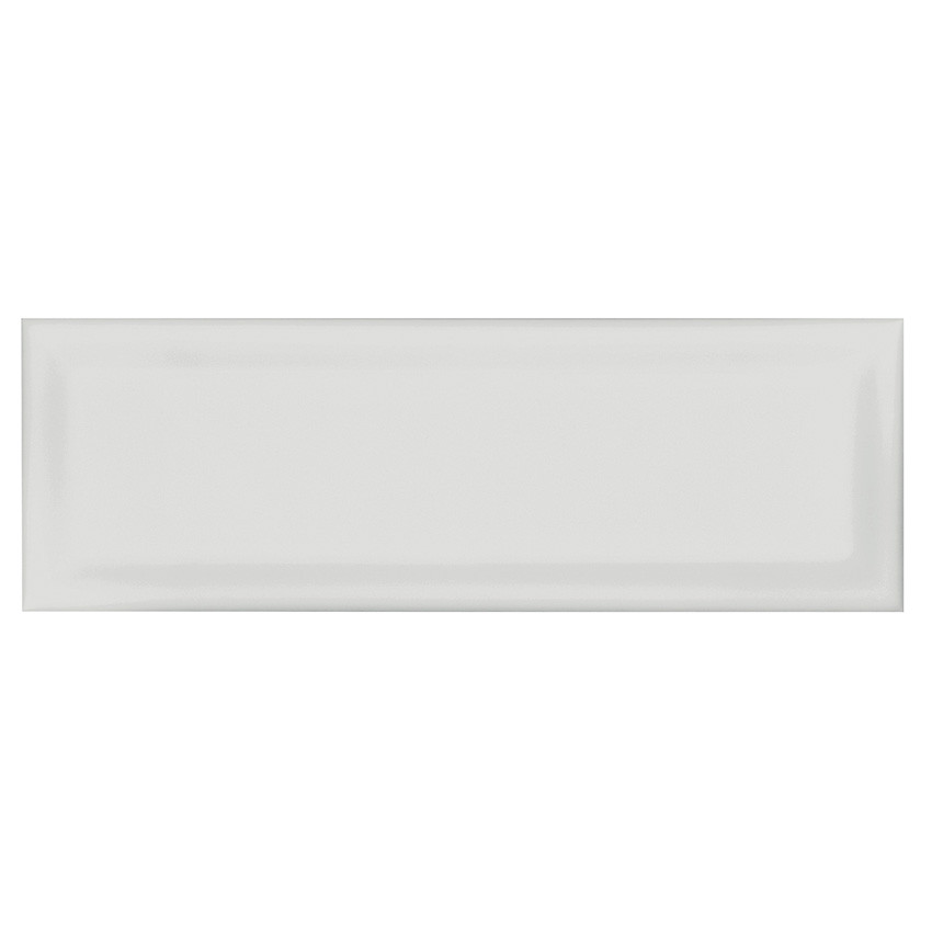Soho Vintage Grey Glossy Beveled Ceramic 4x12 - Tiles Direct Store