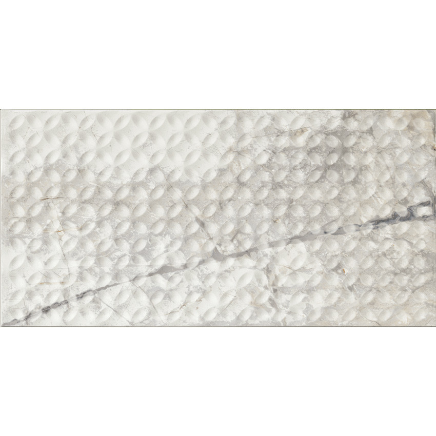 Golden Age White Circle Matte Rectified Porcelain 12x24 - Tiles Direct ...
