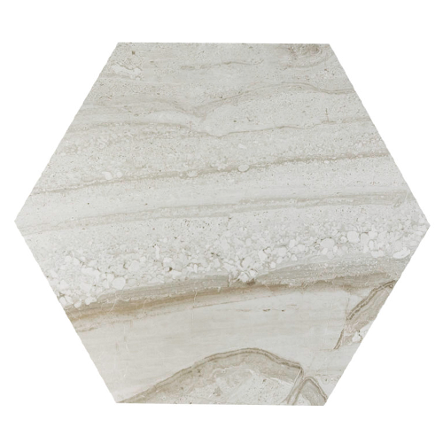 Marble Ridge Ashen Silk Matte 11" Hexagon - Tiles Direct Store