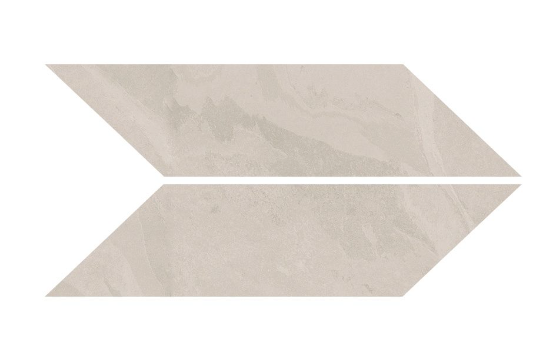 Brazilian Slate Oxford White Matte Chevron 4.72x21 - Tiles Direct Store