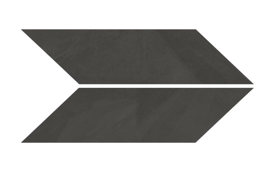 Brazilian Slate Pencil Grey Matte Chevron 4.72x21 - Tiles Direct Store