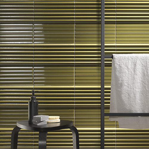 Abacus Olive Glossy Flat 3x12 - Tiles Direct Store